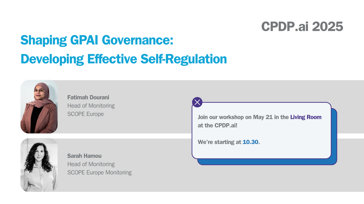“Shaping GPAI Governance: Developing Effective Self-Regulation” at the CPDP.ai 2025: SRIW e.V.